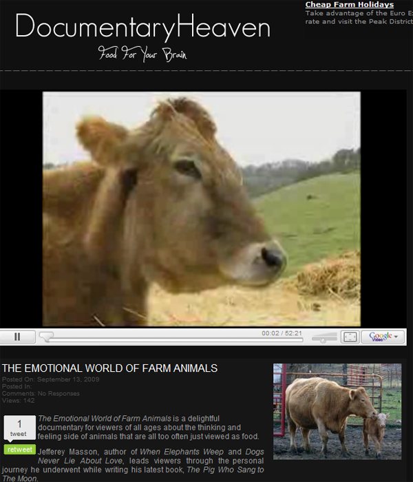 Documentary Heaven, documentales online para las tardes de domingo