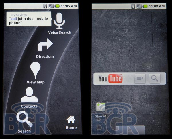 Motorola Droid, los iconos del Google Android 2.0 en el próximo ...