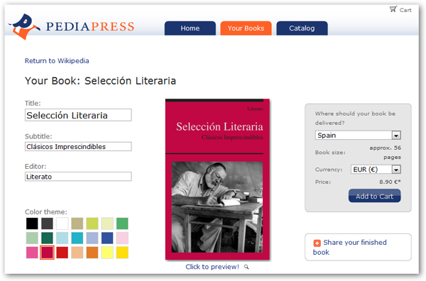 Libros Wikipedia, la enciclopedia permite crear libros con sus artí­culos