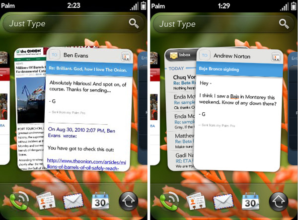 webOS 2.0 para Palm Pre y Palm Pixi, el sistema operativo de Palm se ...