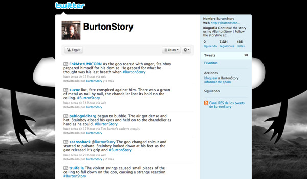 Tim Burton usará Twitter para escribir un cuento con sus fans al estilo ...