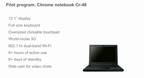 Chrome Notebook, Google presenta su nuevo Google Notebook