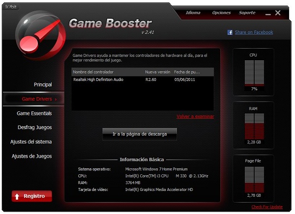 Game Booster 2.4.1, mejora el rendimiento de tus juegos