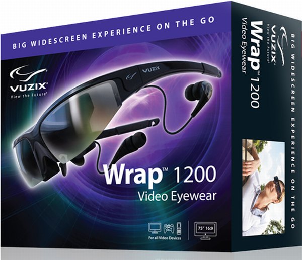 Vuzix Wrap 1200 videogafas en 3D para tus ví­deos privados
