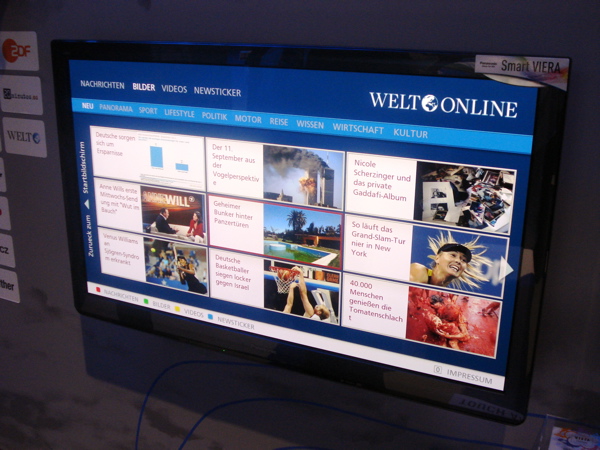 Panasonic Viera Connect, con nuevas aplicaciones y servicios