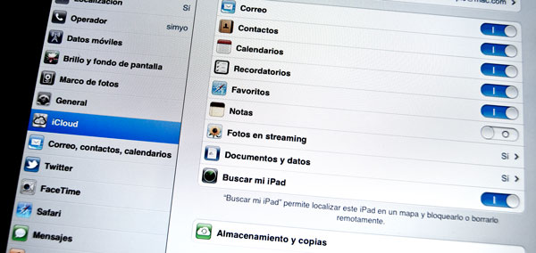 Novedades de iOS 5 en el iPad 2