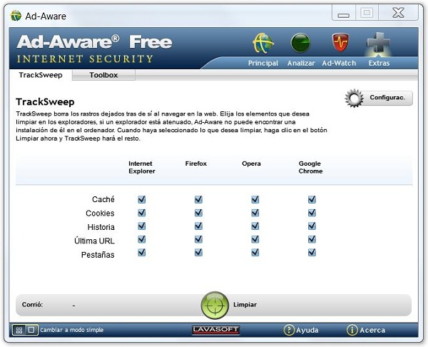 Ad-Aware, programa gratuito que protege contra las amenazas