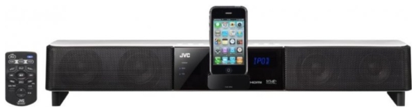 JVC TH-LB3, barra de sonido con conector para iPod o iPhone
