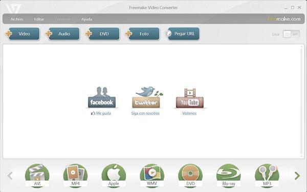 Freemake Video Converter, convierte tus ví­deos favoritos