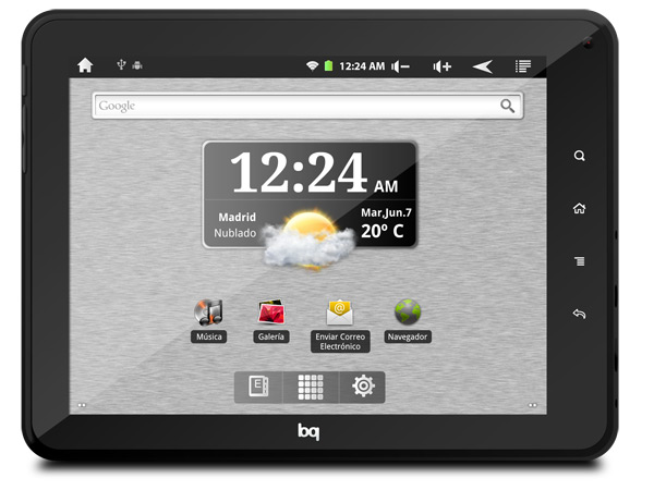 Android 2.3 Gingerbread llega gratis al tablet bq Kepler