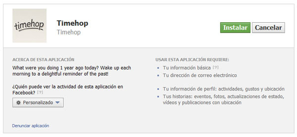 Timehop, así­ eras hace un año en Facebook, Twitter y Foursquare