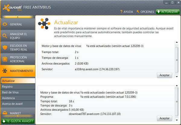 Avast 7 beta, novedades y descarga gratis este antivirus