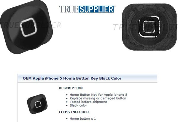 Nuevos datos sobre el rediseño del botón del iPhone 5