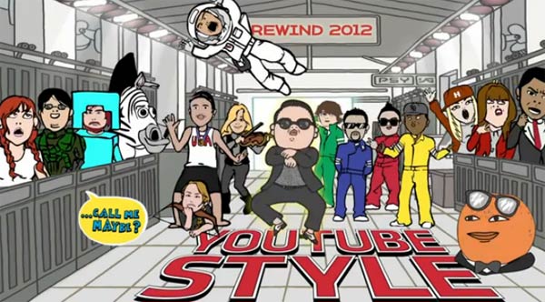 Rewind YouTube Style 2012, descubre quién es quién del ví­deo resumen ...
