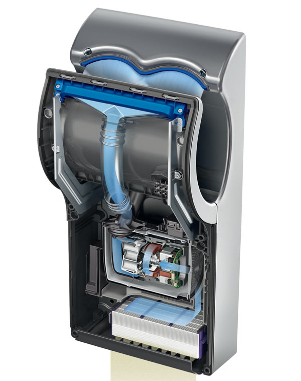 Dyson Airblade Mk2, un secador de manos rápido, rentable y resistente