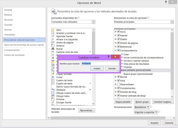 Cómo personalizar la barra de herramientas en Word 2013 - tuexperto.com