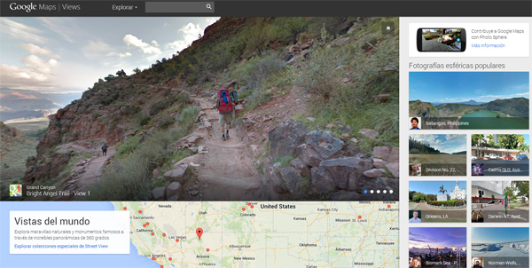 Google Maps se actualiza con fotos panorámicas de 360 grados