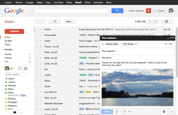 Gmail presenta la nueva interfaz de redacción para todo el mundo