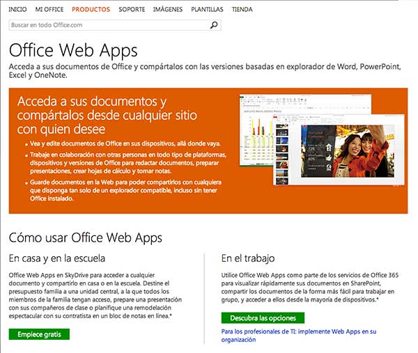 Office online ya permite edición simultánea a varios usuarios