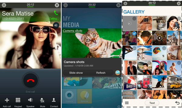 Nuevas imágenes muestran como será la interfaz de Tizen