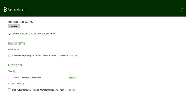 Cómo descargar e instalar Windows 8.1 Update