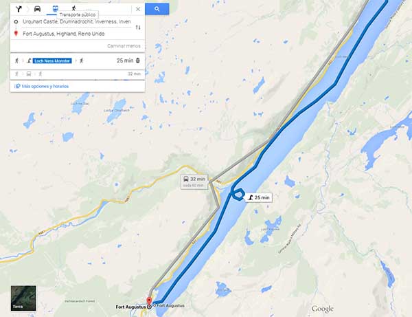 Cómo calcular tus viajes en Google Maps en dragón o monstruo marino