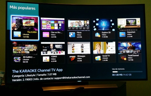 Así­ funciona el panel Samsung Apps en las teles de 2014