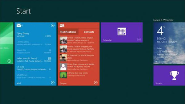 Windows 9 incluirá ventanas interactivas en su interfaz
