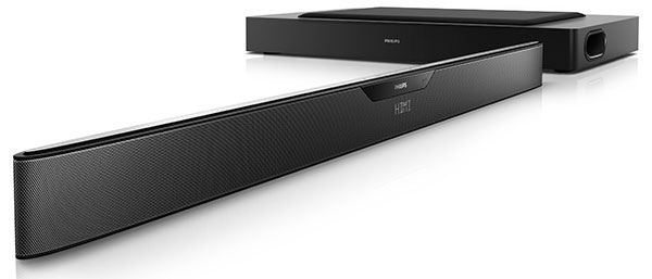 Nuevas barras de sonido y subwoofer inalámbrico de Philips