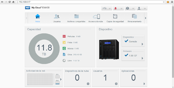 WD My Cloud EX4100, lo hemos probado