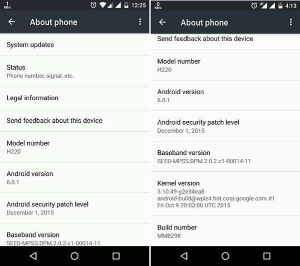 Ya está disponible la actualización a Android 6.0.1