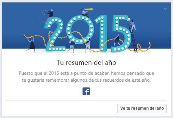 Así­ es el resumen de tu año según Facebook
