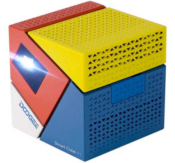 Doogee Smart Cube P1, un mini proyector con diseño de cubo de Rubik