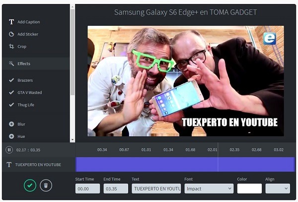 Crea tus GIF animados a partir de un ví­deo de YouTube o Instagram ...
