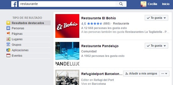 Cómo usar la búsqueda avanzada de Facebook