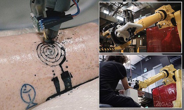 Crean el primer robot capaz de hacer tatuajes