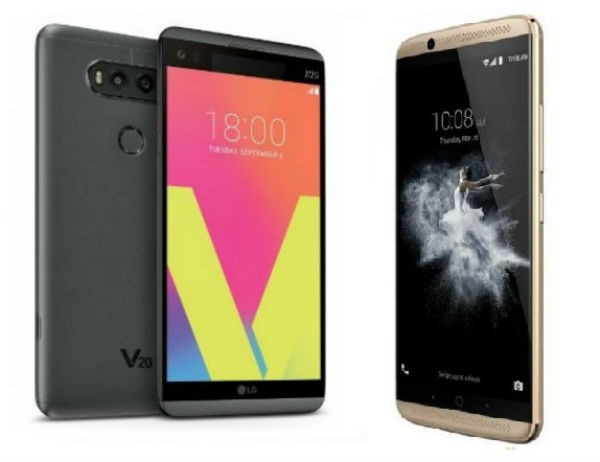 Comparativa LG V20 vs ZTE Axon 7