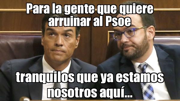 Los mejores memes de la crisis del PSOE