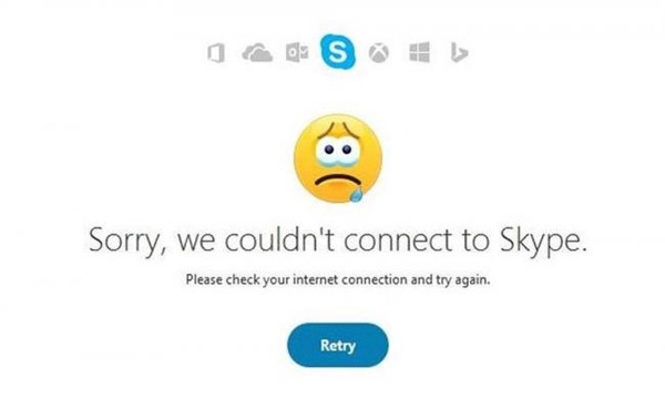Outlook y Skype fallan, el servicio está caí­do