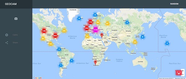 Navega por miles de cámaras de vigilancia públicas con Geocam.tv