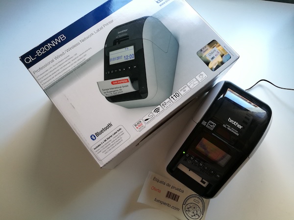 Brother QL-820NWB, probamos esta impresora de etiquetas