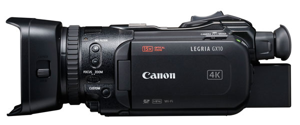 Canon LEGRIA GX10, videocÃ¡mara versÃ¡til de acciones rÃ¡pidas