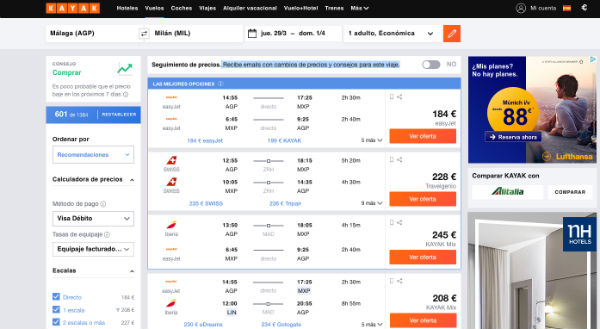 Las mejores webs para encontrar vuelos baratos