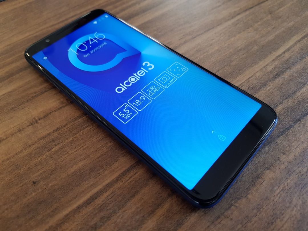Alcatel 3, un móvil con diseño premium y pantalla 18:9