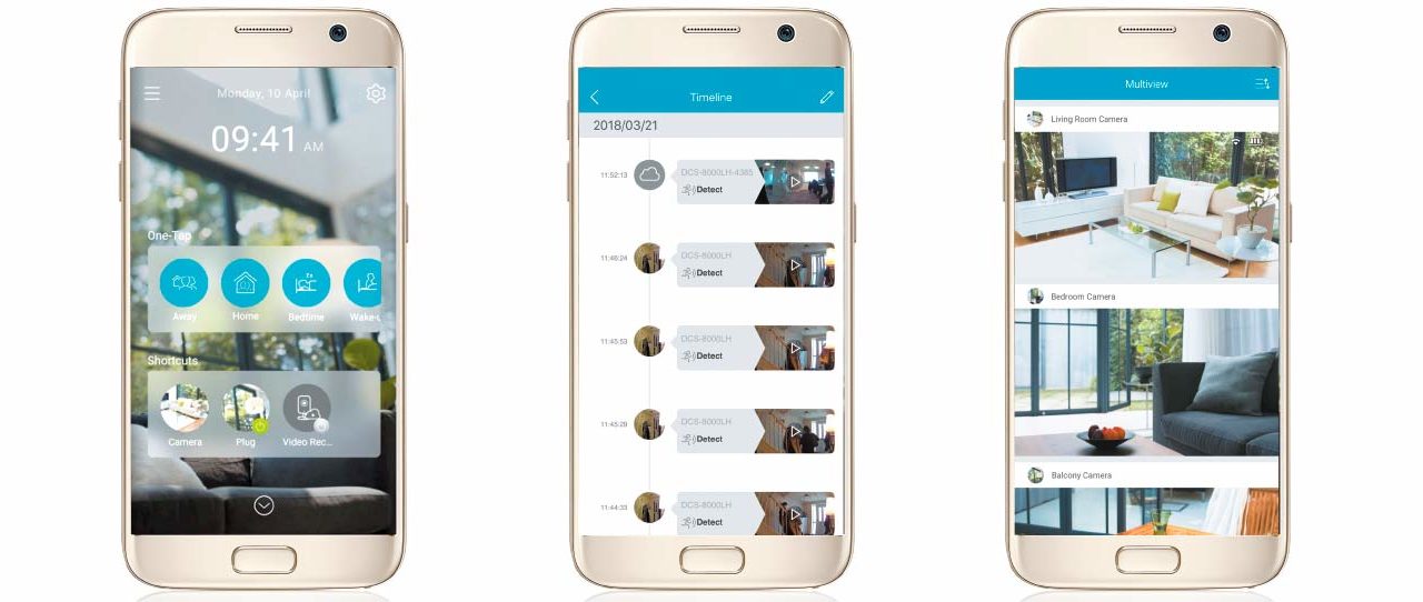 mydlink, una app para controlar cámaras y enchufes inteligentes de D-Link