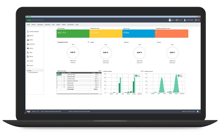 Sage 50cloud, software de gestión en la nube
