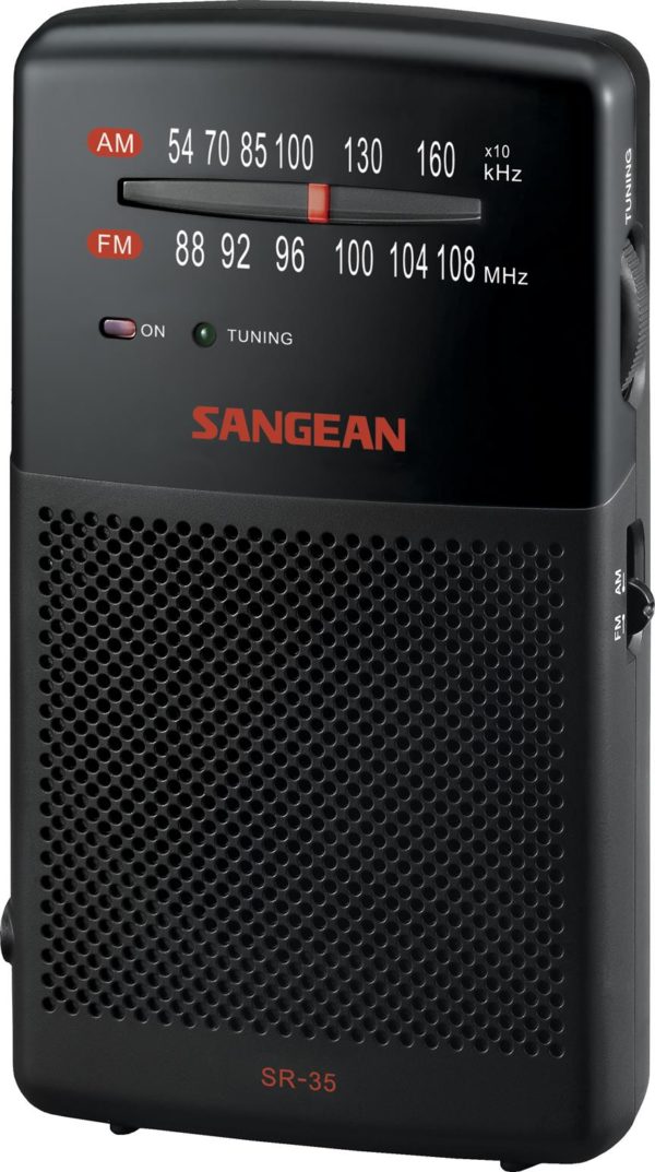 Sangean SR-35, una económica y clásica radio AM/FM de bolsillo