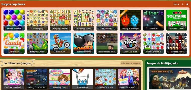 10 páginas web para jugar a juegos gratis desde el navegador