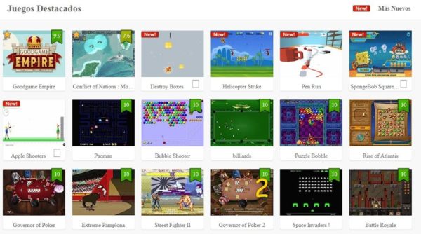 10 páginas web para jugar a juegos gratis desde el navegador