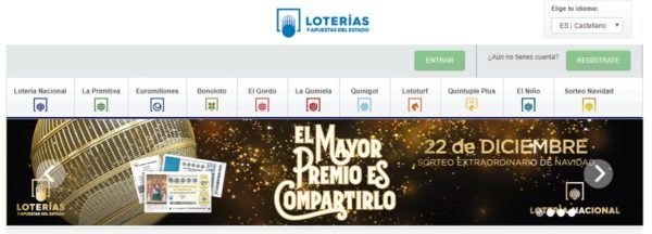 Cómo comprar lotería de Navidad 2018 por Internet